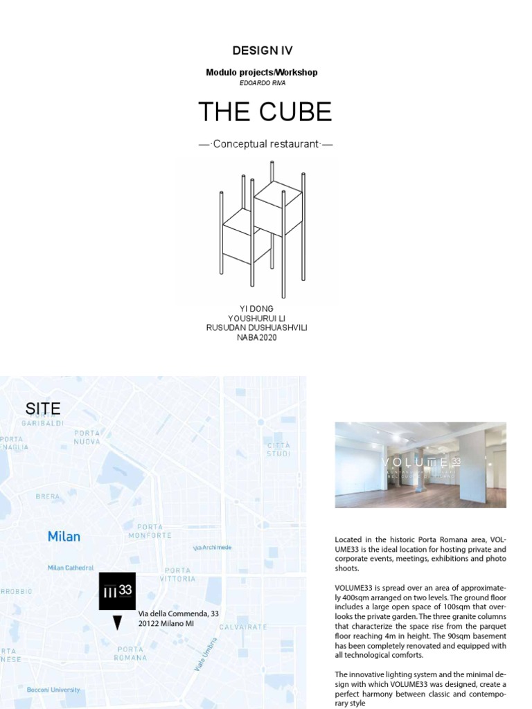 The Cube Cafe | PDF | Economic Sectors | Art Media