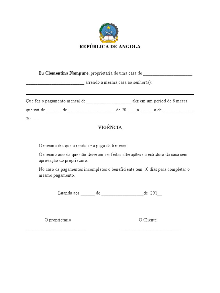 República de Angola | PDF | Finanças e Administração de Capital | Casa ...