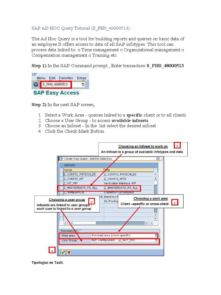 Sap Ad Hoc Query Tutorial Pdf 2087