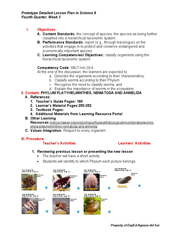 DLP Science 8 4th Quarter | PDF | Lesson Plan | Teachers