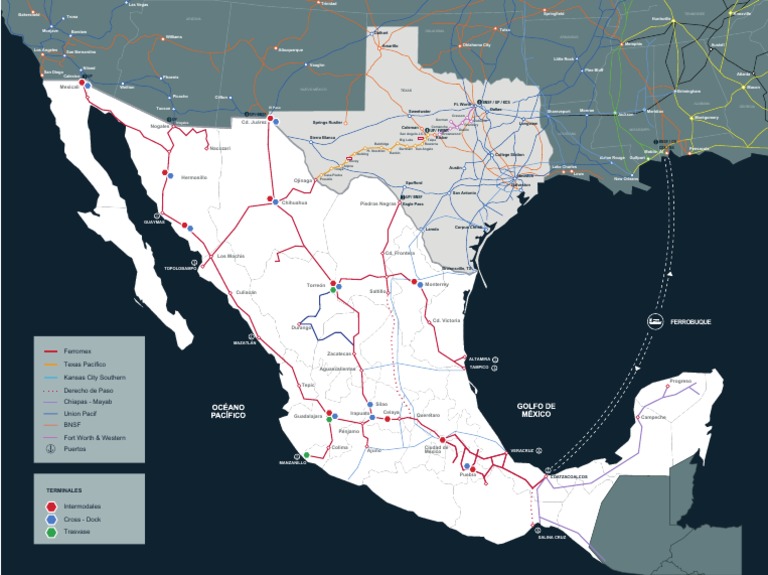 Ferromex Route Map Overview | PDF