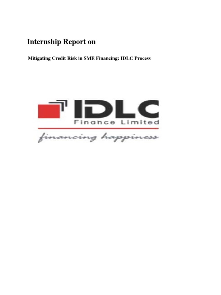 Idlc Sme PDF | PDF | Small And Medium Sized Enterprises | Microcredit