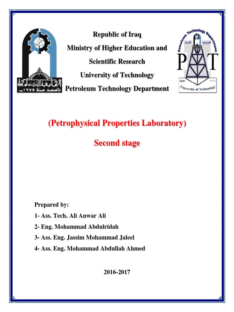 Reservior Petrophysics Lab | PDF | Permeability (Earth Sciences) | Porosity
