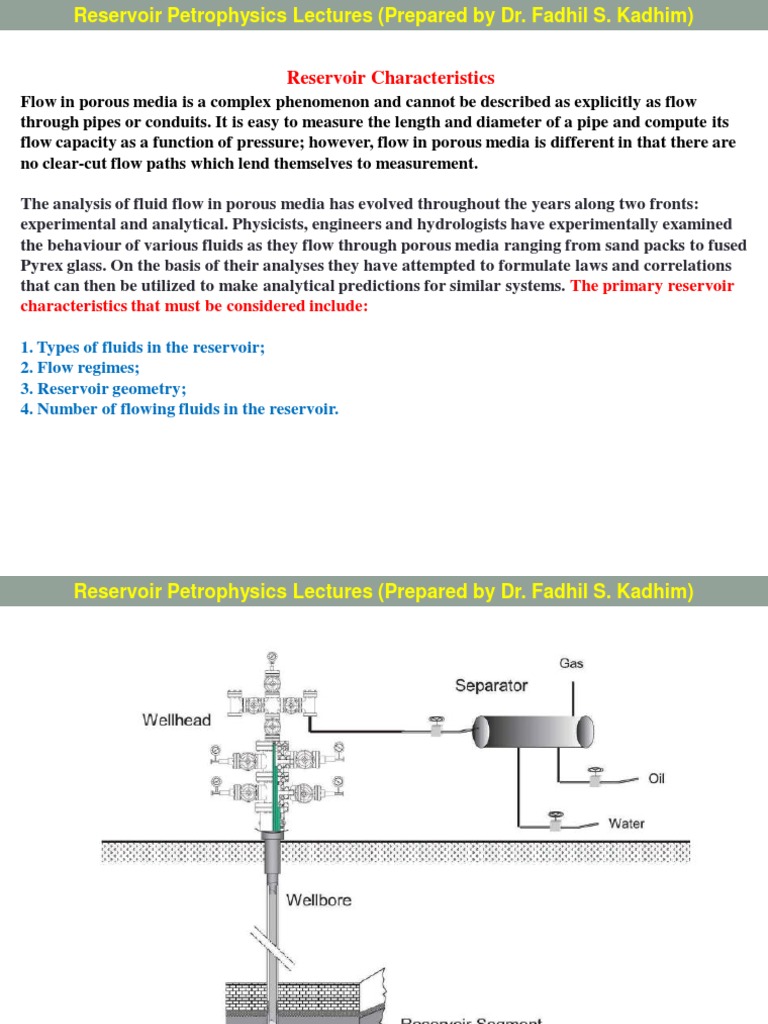 Reservoir Characteristics: The Primary Reservoir Characteristics That ...