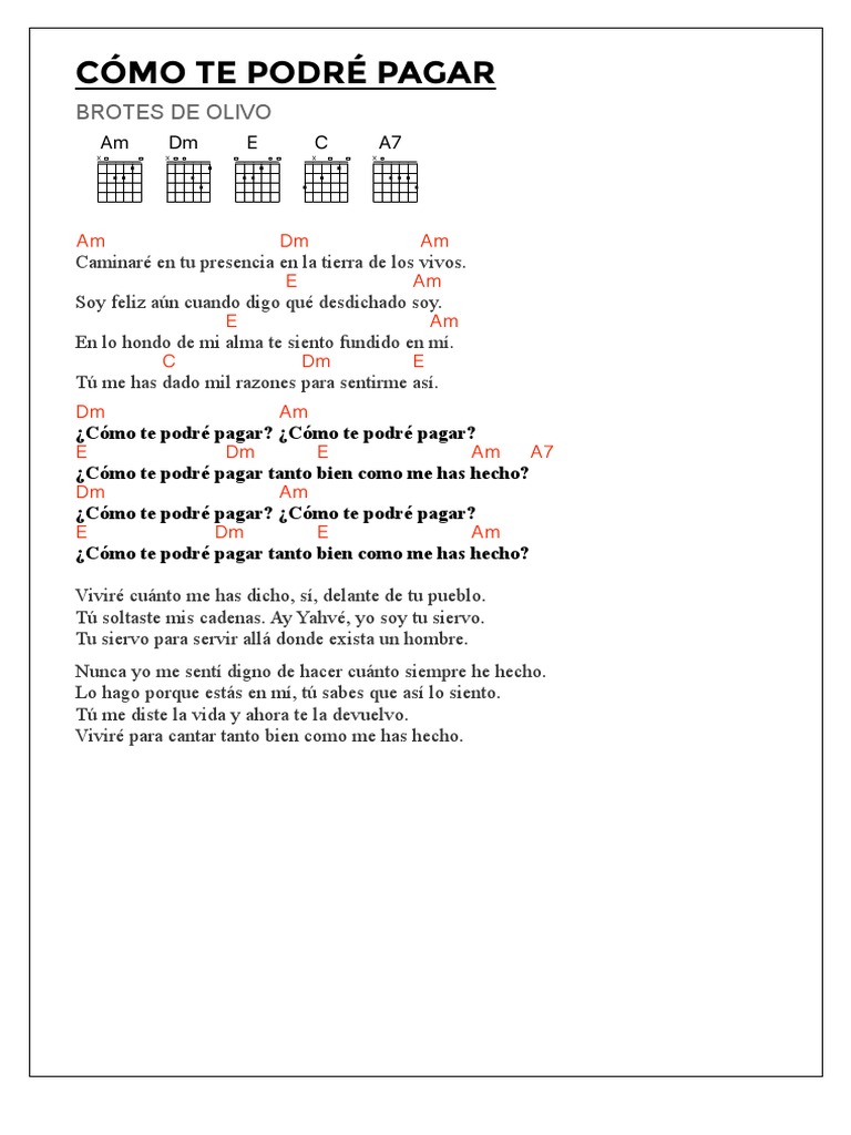 Cómo Te Podré Pagar | PDF