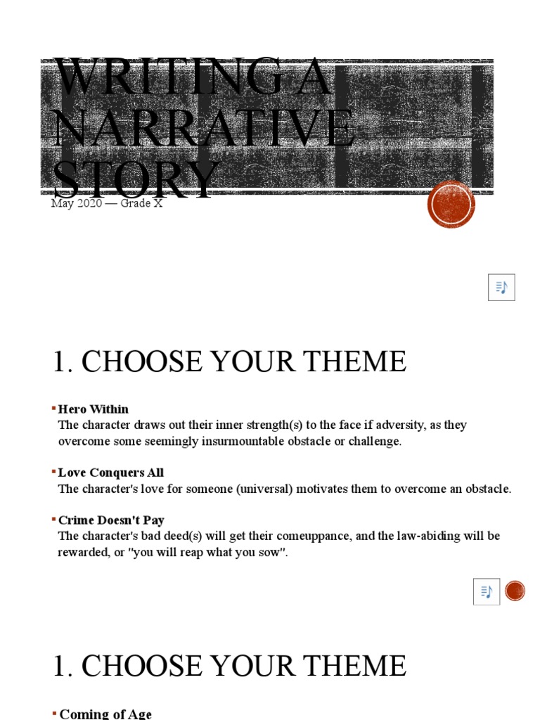 Narrative Story Writing Guide | PDF | Philosophy | General Fiction