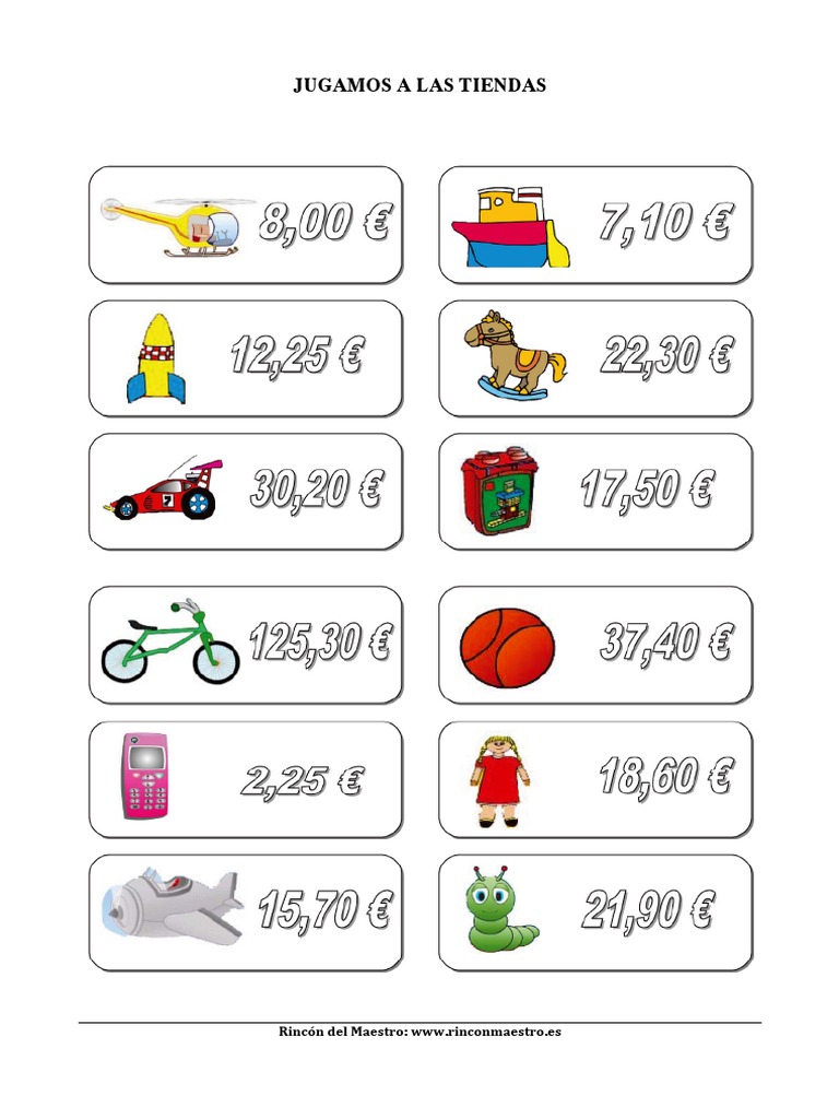 Actividades de Juego en Tiendas | PDF