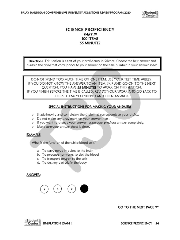 Science Proficiency - Simulation Exam I 2020 PDF | PDF | Ovary ...