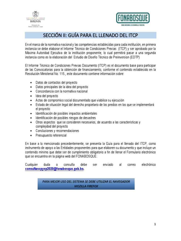 GUIA PARA LLENADO ITCP - Ok PDF | PDF | Riego | Red mundial