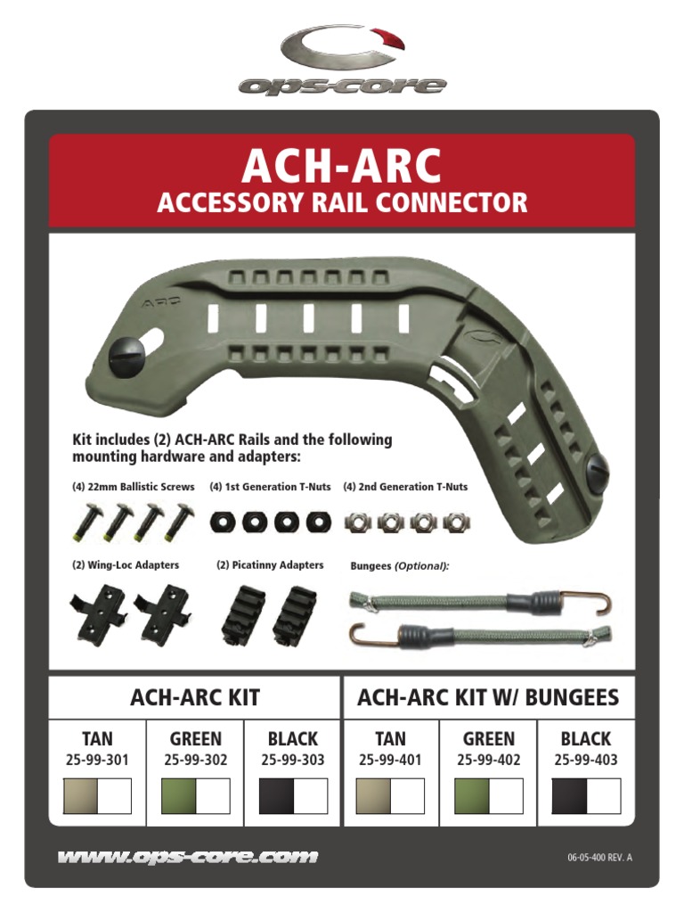 Ach-Arc: Accessory Rail Connector | PDF | Screw | Components