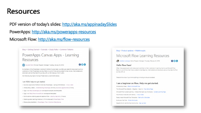 PDF Version of Today'S Slides: Powerapps: Microsoft Flow | PDF | Computers