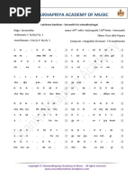 Bilahari Raga Swarajathi Lyrics | PDF | Traditional Music | Classical ...