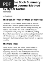 The Bullet Journal Reference Guide | PDF