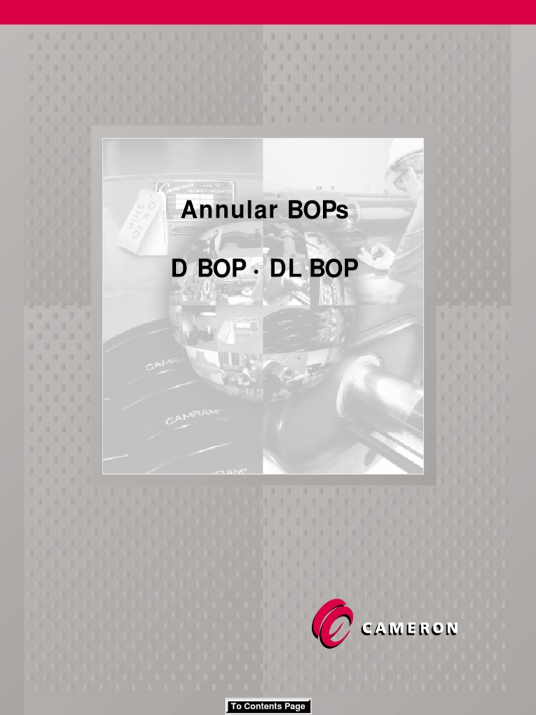 Annular Bops D Bop DL Bop: To Contents Page | PDF | Piston | Cylinder (Engine)