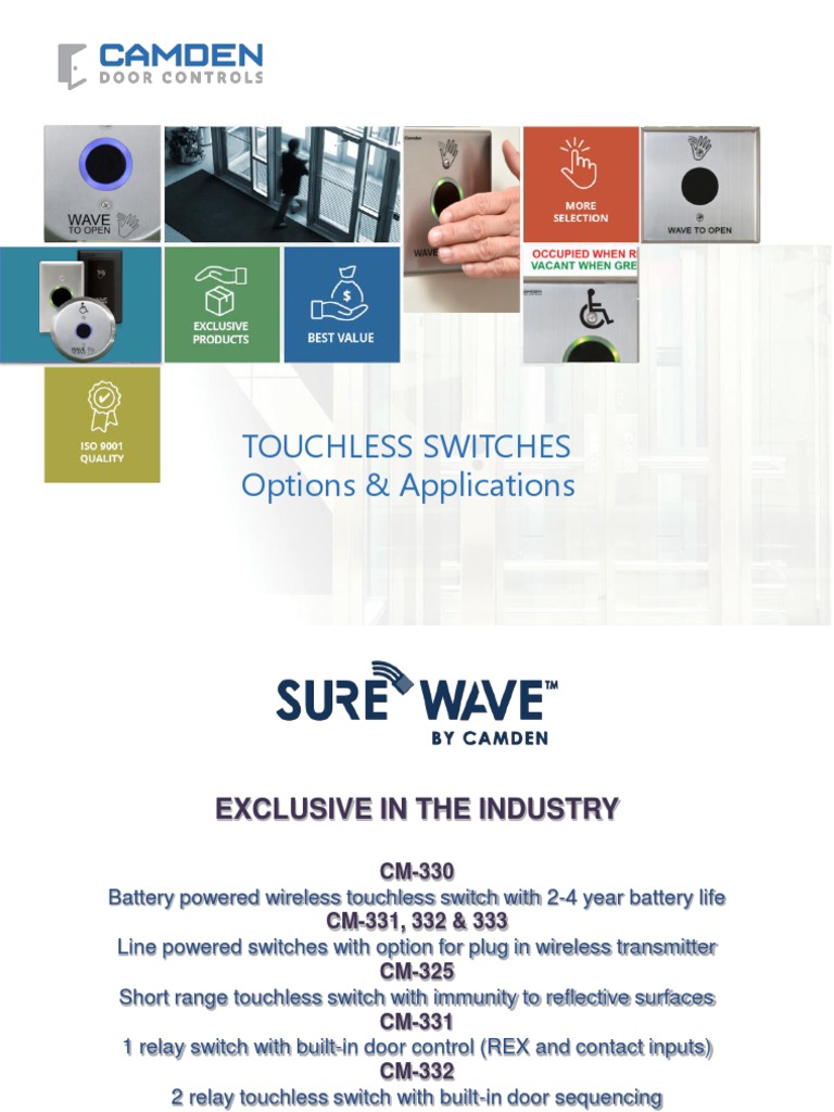 SureWave Touchless Switch - Options and Applications PDF | PDF | Switch ...