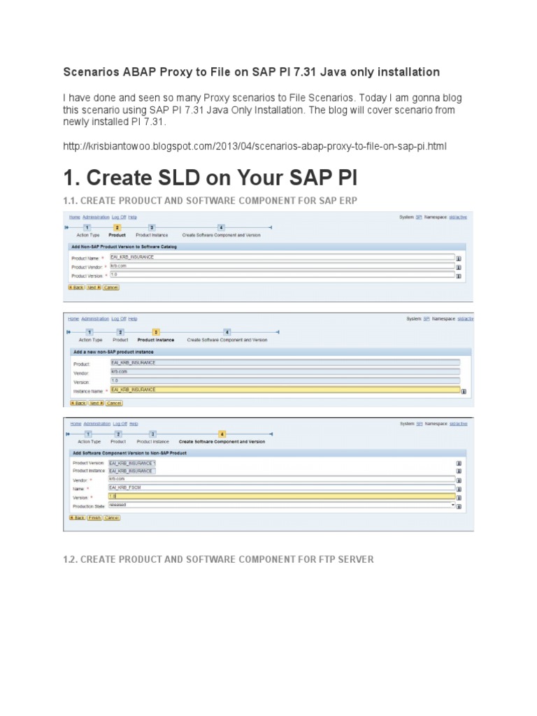 ABAP Proxy To File On SAP PI 731 | PDF | Information Technology | Digital Technology