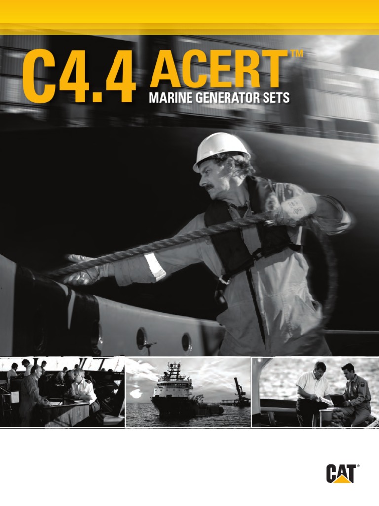 Caterpillar C4.4 Marine Generator Set | PDF | Mechanical Engineering ...