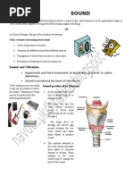 Detailed Lesson Plan About Sound | PDF | Sound | Oscillation