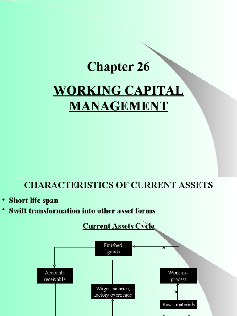 Working Capital Management Essentials | PDF | Accounting | Working Capital