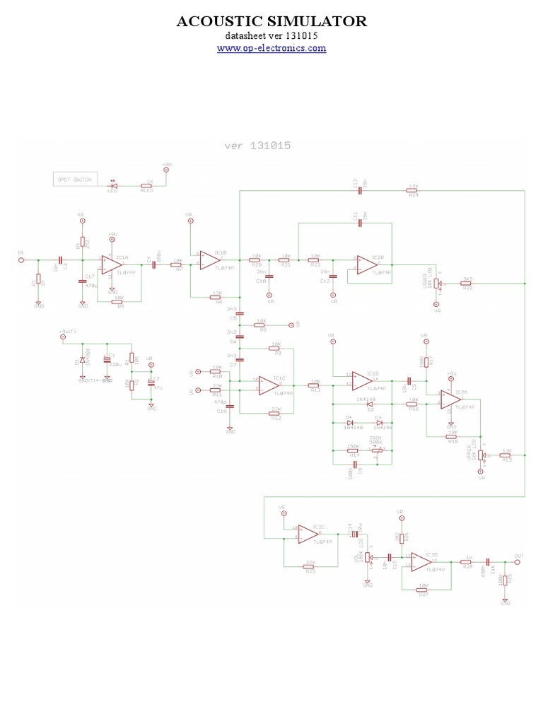 Acoustic Simulator Datasheet 131015 | PDF | Technology & Engineering