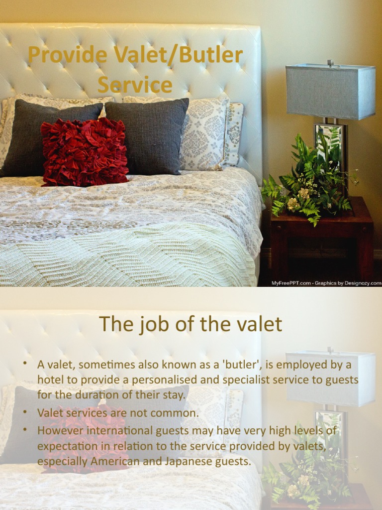 Valet Butler Service | PDF | Tourism | Business