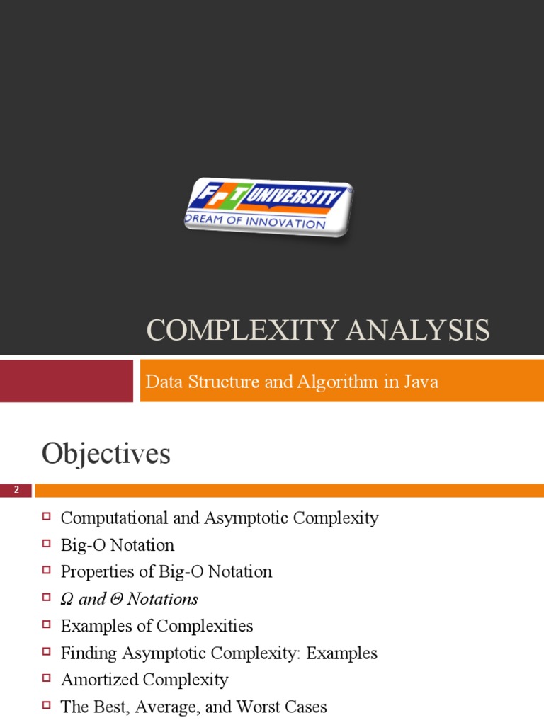 Complexity Analysis Data Structure And Algorithm In Java Pdf Computational Complexity