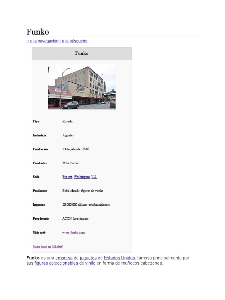 Funko | PDF | Nasdaq | Compañías de entretenimiento