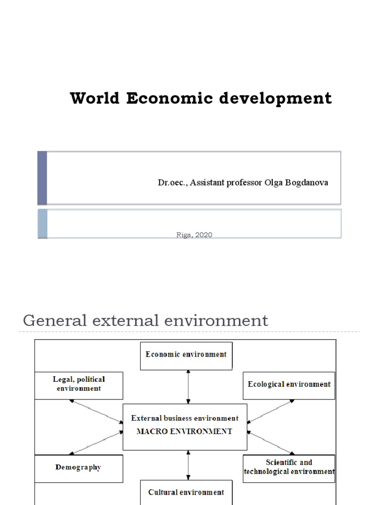 An Analysis of the Political, Legal, Economic, Demographic, Cultural ...