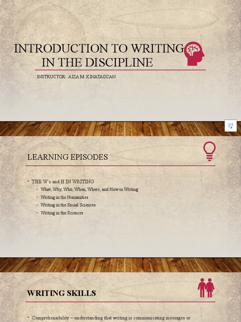 Lesson 2 - Introduction To Writing in The Discipline | PDF | Sociology ...