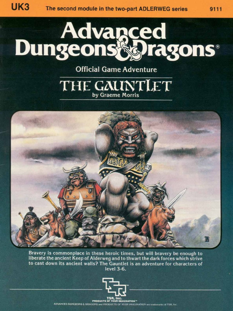 UK3 - The Gauntlet PDF | PDF | Dungeons & Dragons | Leisure