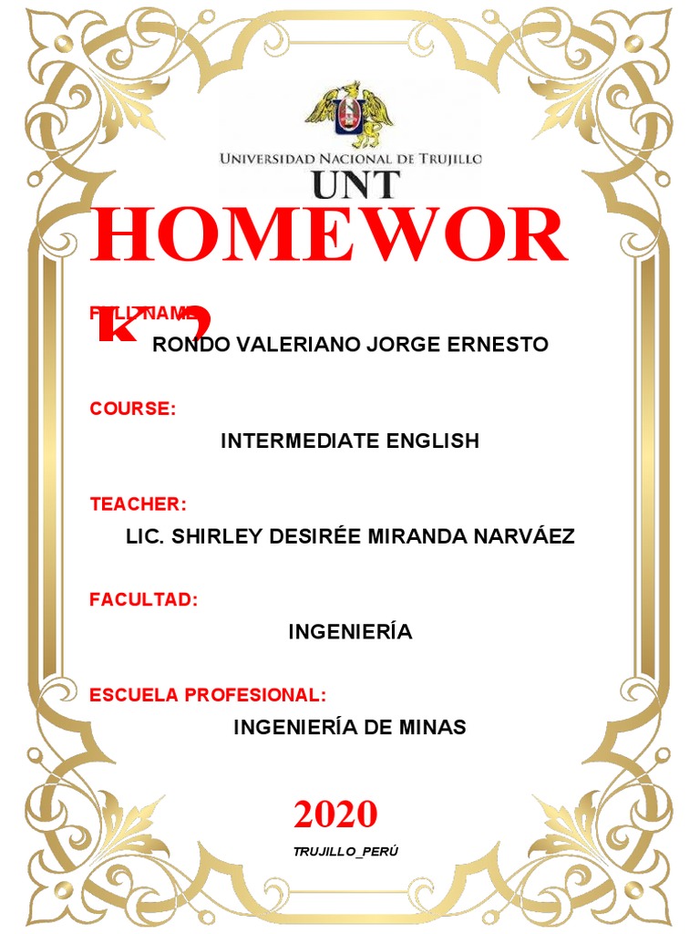 Homewor K2: Rondo Valeriano Jorge Ernesto | PDF | Insomnia | Sleep