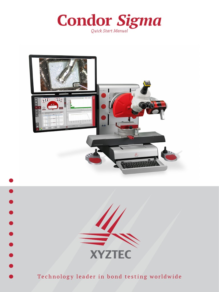 Condor Sigma: Quick Start Manual | PDF | Software | System Software