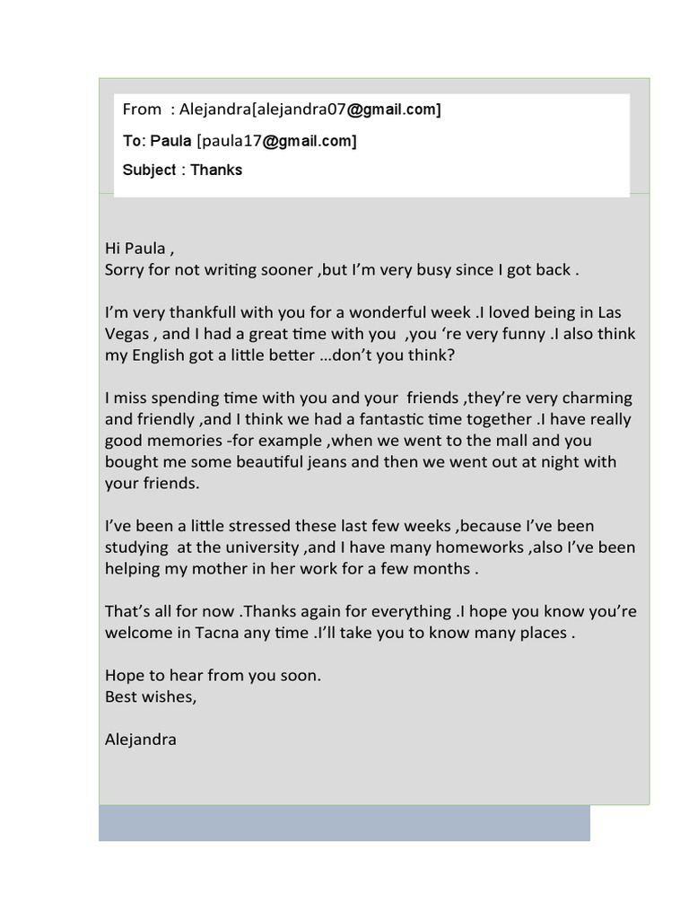 An Informal Email | PDF | Poetry