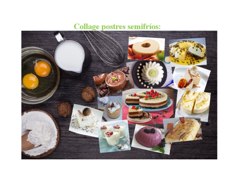 Collage Postres Semifríos | PDF