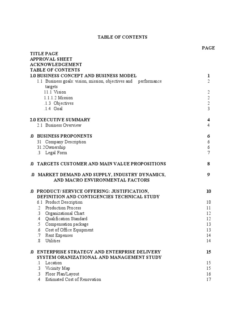 Table of Contents | PDF | Business | Business Economics