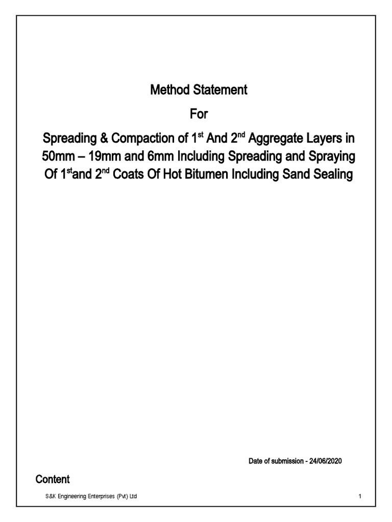 DBST MS | PDF | Asphalt | Tire