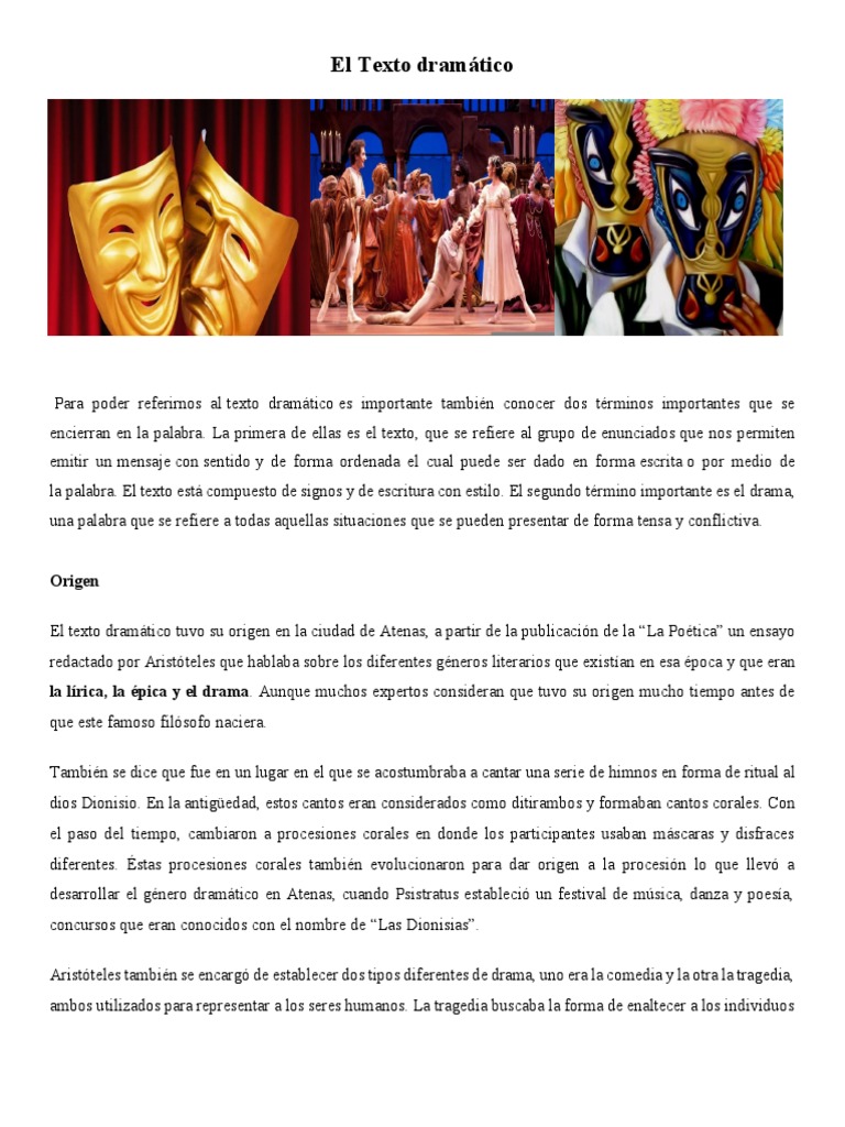 El Texto Dramático 8vo Grado | PDF | Romeo y Julieta | Teatro