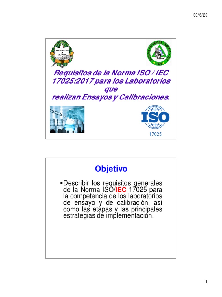 0 Requisitos de La Norma ISO 17025 | PDF | Calibración | Calidad (comercial)