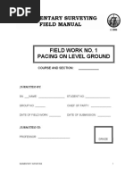 Exer 1 Determination of Pace Factor | PDF | Distance | Scientific Observation