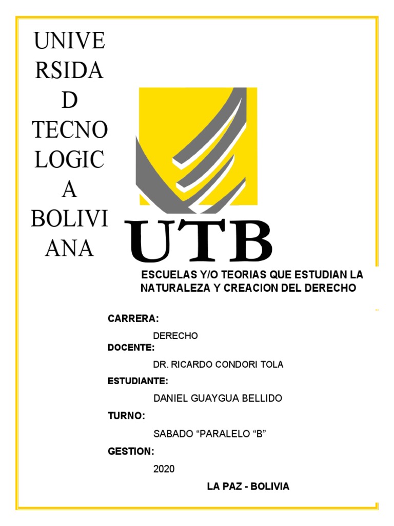 Caratula Utb | PDF