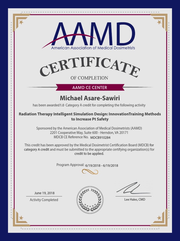 Radiation Therapy Safety Training | PDF