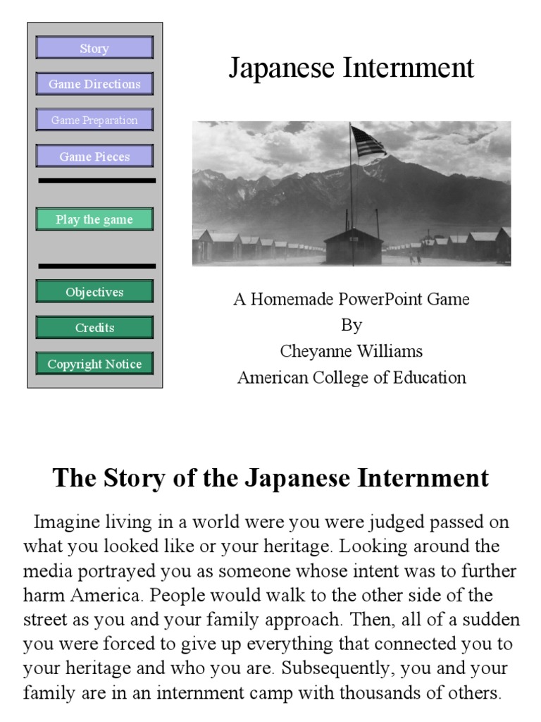 Japaneseinternment | PDF | Internment Of Japanese Americans | Empire Of ...