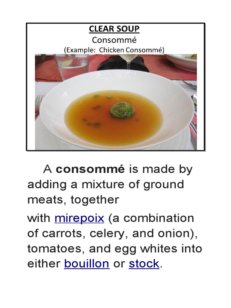 A Guide to Creating Different Types of Soups - From Hearty Consommés to ...