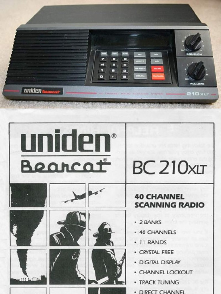 Bearcat BC210XLT (Manual) | PDF