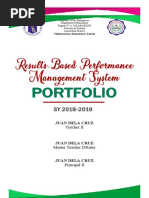 Rpms Portfolio (Deped Design) | PDF