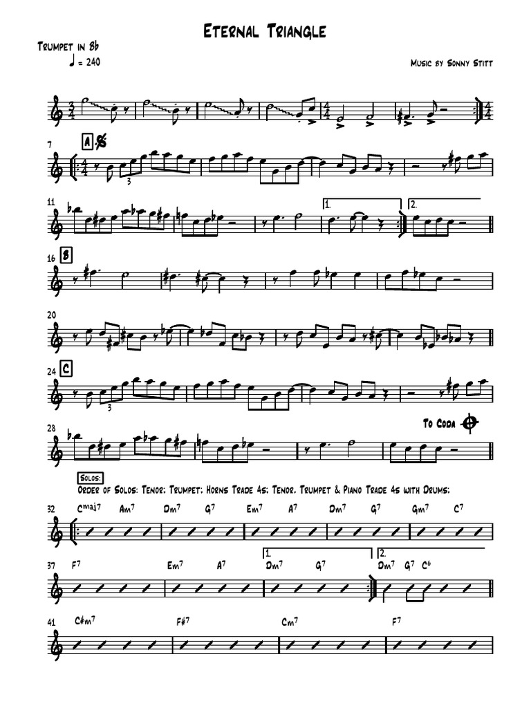 Eternal Triangle - Trumpet in BB | PDF