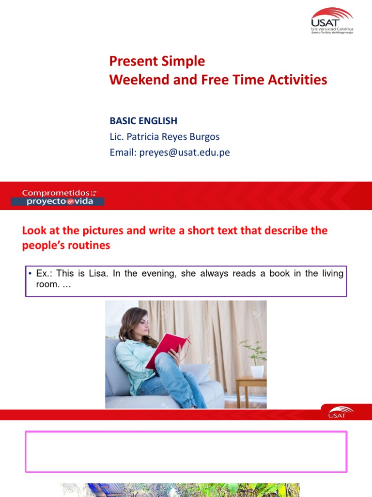 Present Simple - Free Time Activities | PDF