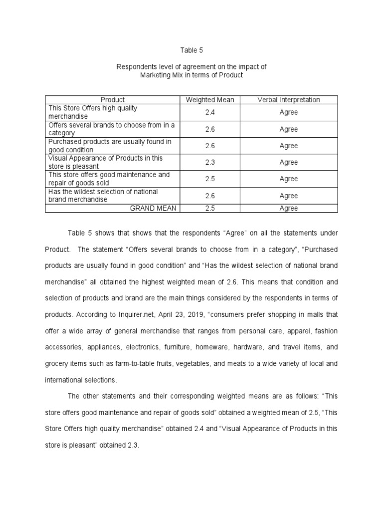 Research Chapter 4 Guide | PDF | Retail | Parking