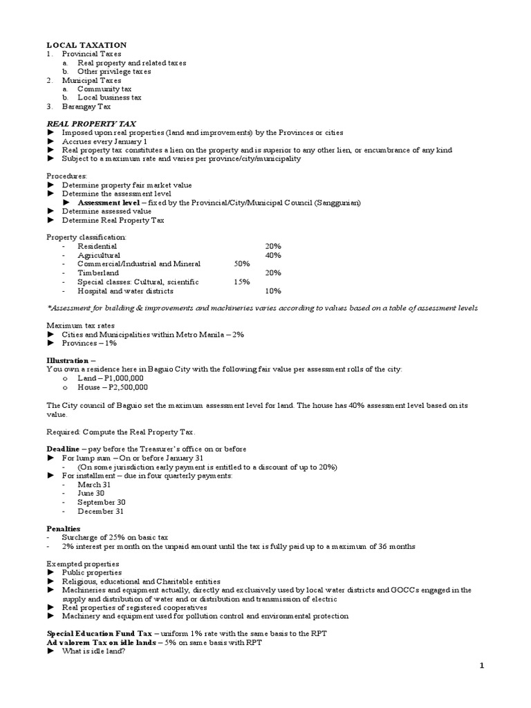 Local Taxation | PDF | Taxes | Economies