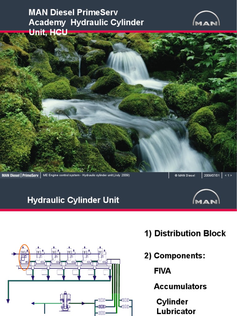 Man Diesel Primeserv Academy Hydraulic Cylinder Unit, Hcu | PDF ...